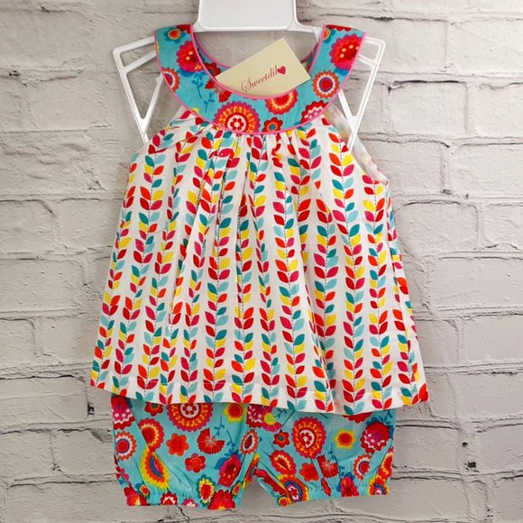 SWEETDIL♡ | Matching Sets | Sweetdil 2piece Swing Top Bloomers Set ...